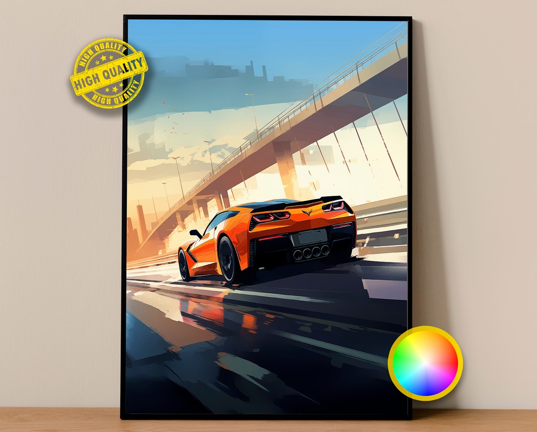 Chevrolet Poster Corvette Z06 Poster 3320.0 Chevrolet Wall Decor ...