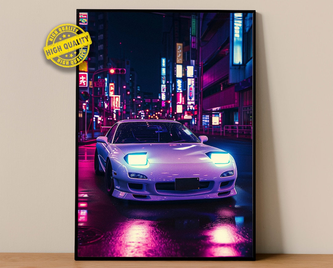 Mazda Poster RX-7 Fd Poster 3250.1 JDM Wall Decor JDM Art Nissan ...