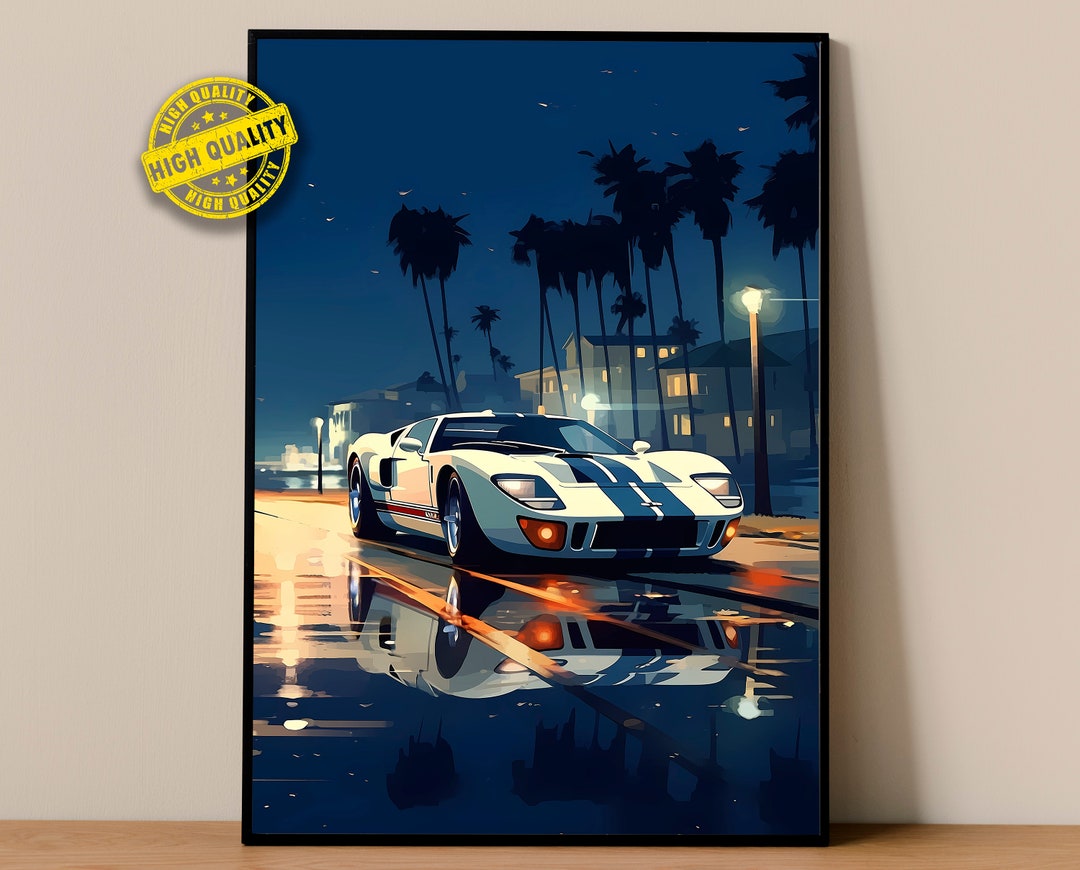 Ford Poster Ford GT40 Poster 3300.0 Ford Wall Decor Ford Art Ford ...