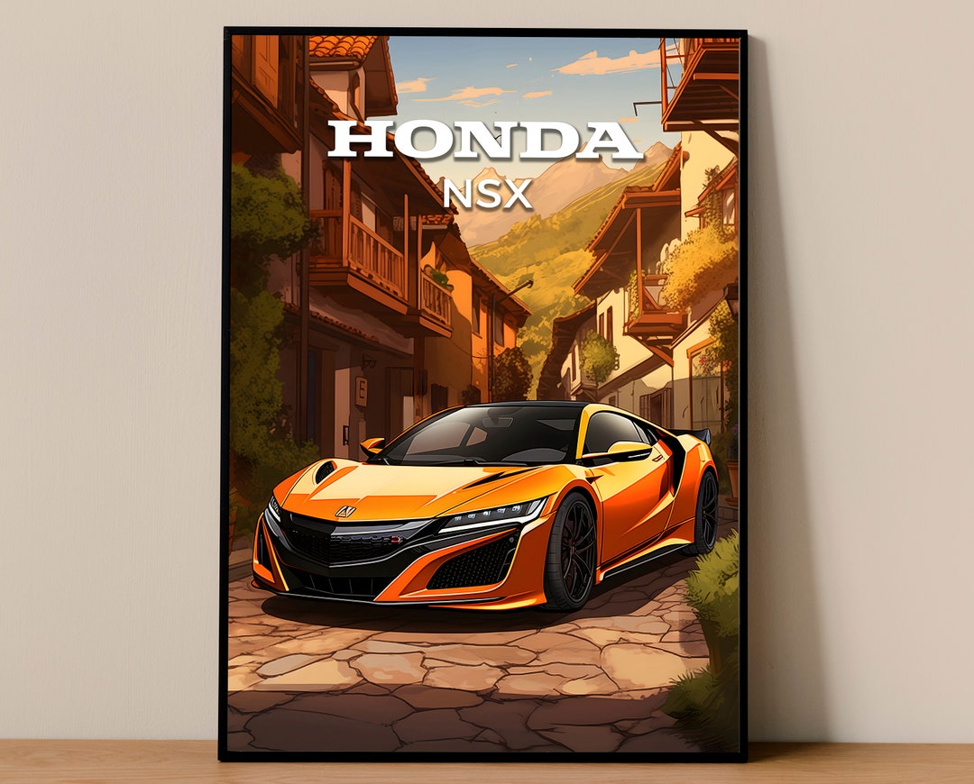 Honda Poster NSX Poster 1210.0 JDM Wall Decor JDM Art Honda ...
