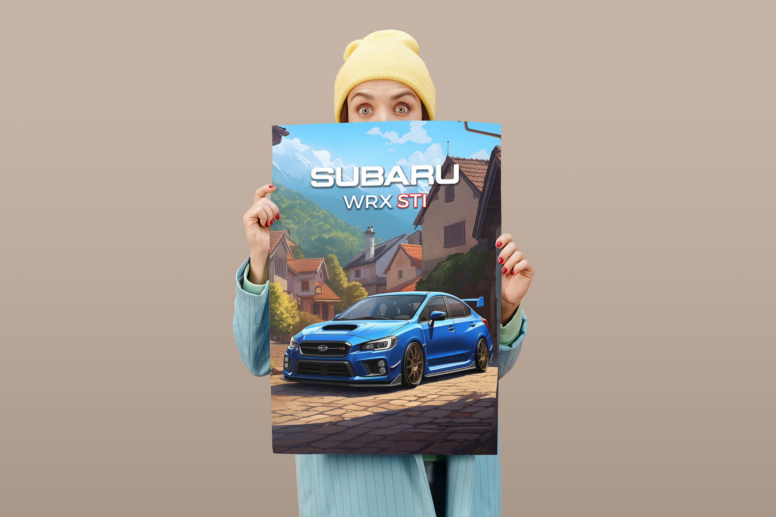 Subaru Poster WRX STI Poster 1230.0 JDM Wall Decor Jdm Art Subaru ...