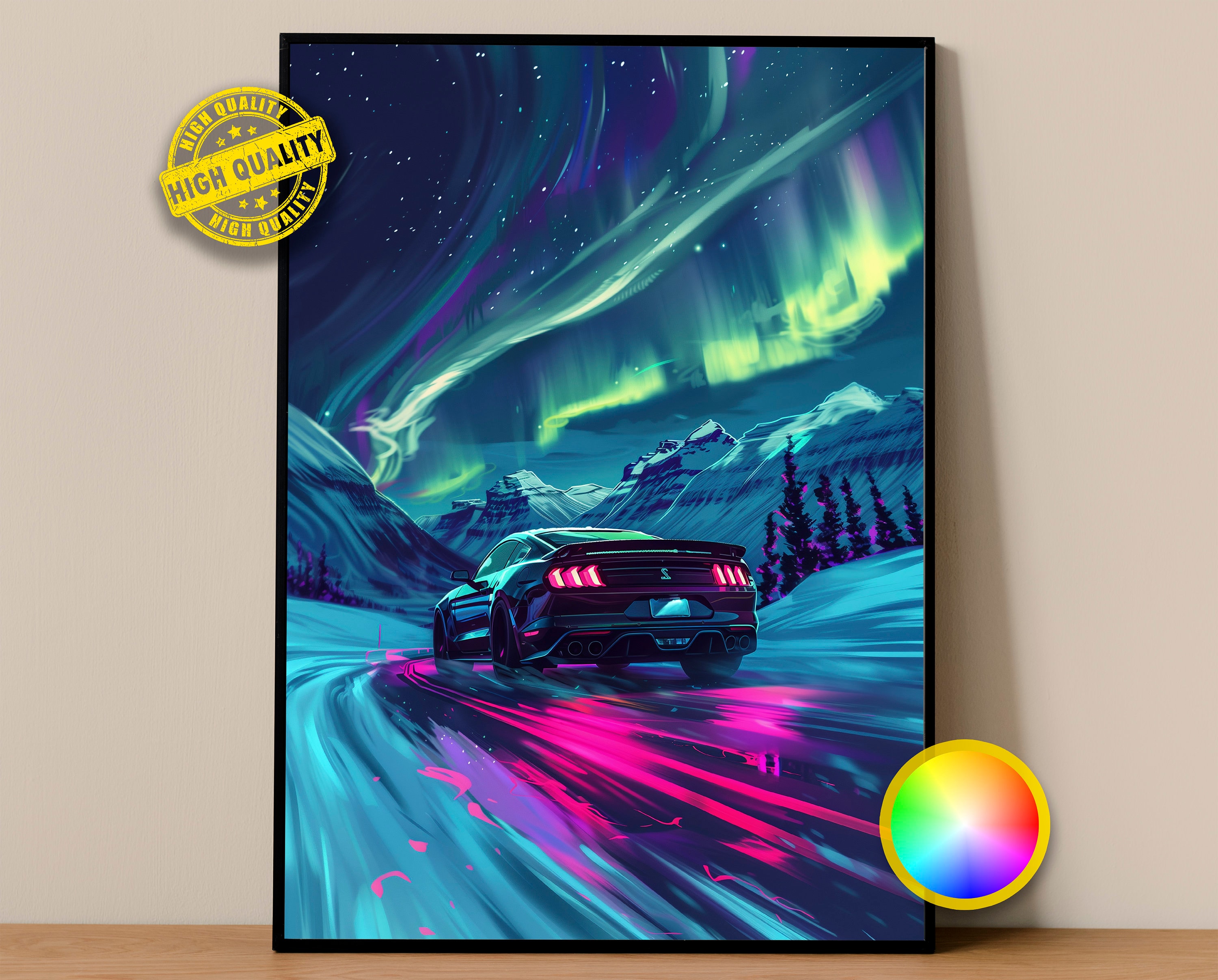 Ford Poster Mustang Shelby GT500 Poster 8301.0 Ford Wall Decor Ford Art ...