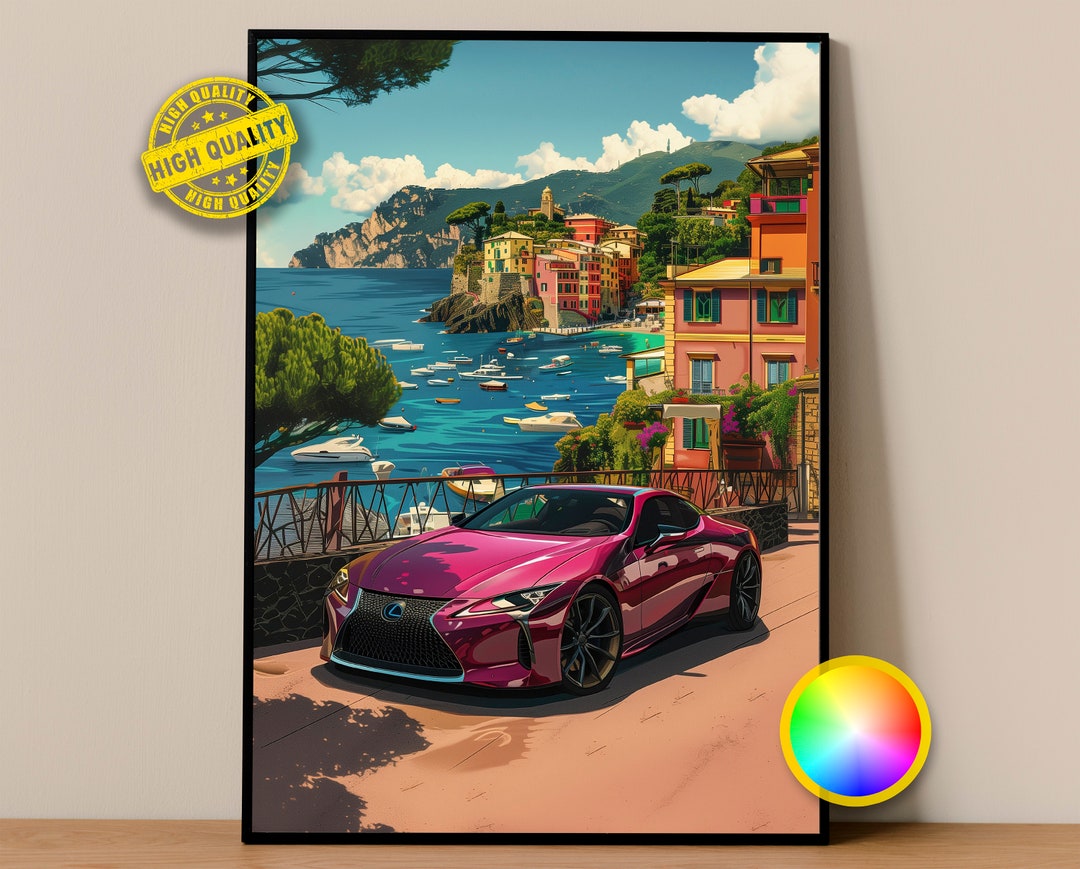 Lexus Poster LC500 Poster 9260.1 JDM Wall Decor JDM Art Lexus ...