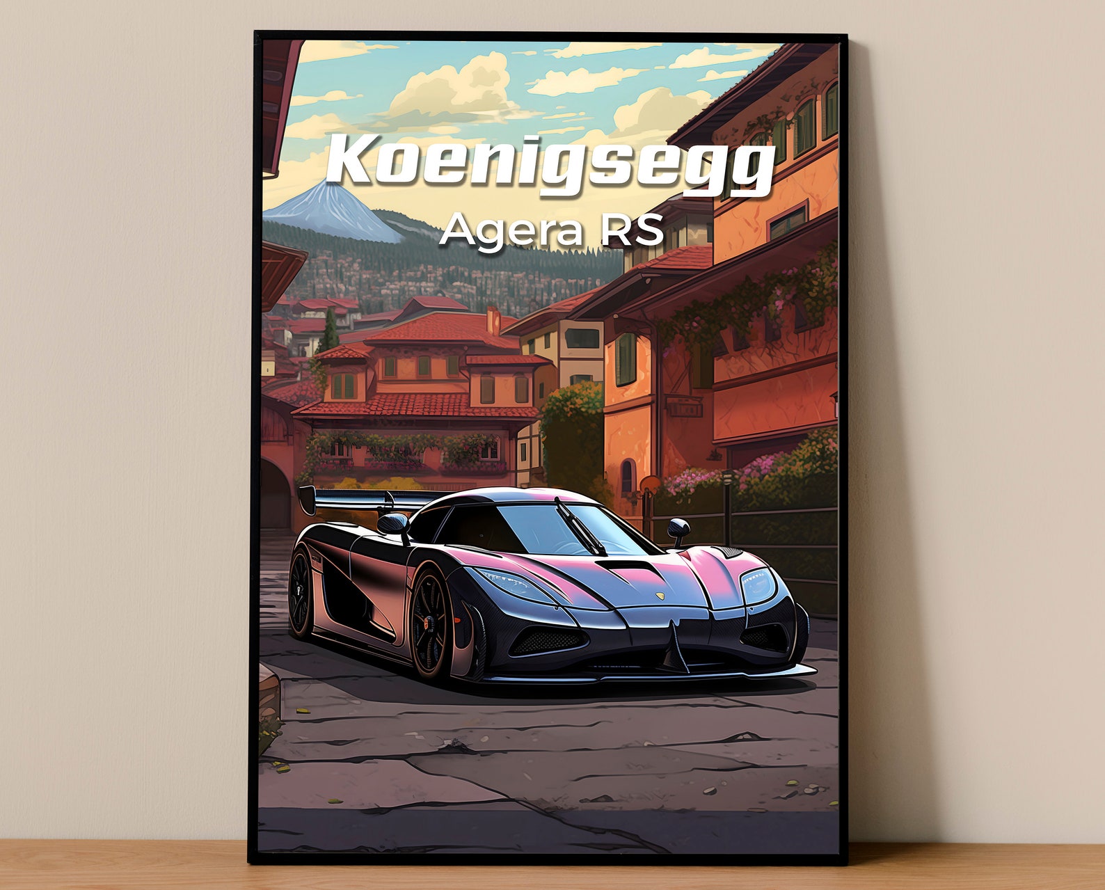 Koenigsegg Poster Agera RS Poster 1610.0 Koenigsegg Wall Decor ...