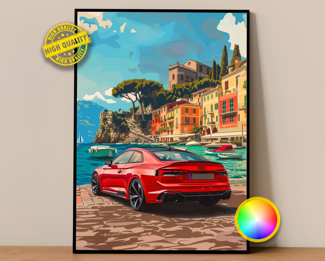 Audi Poster RS5 Coupe Poster 9035.1 Audi Wall Decor Audi Art ...