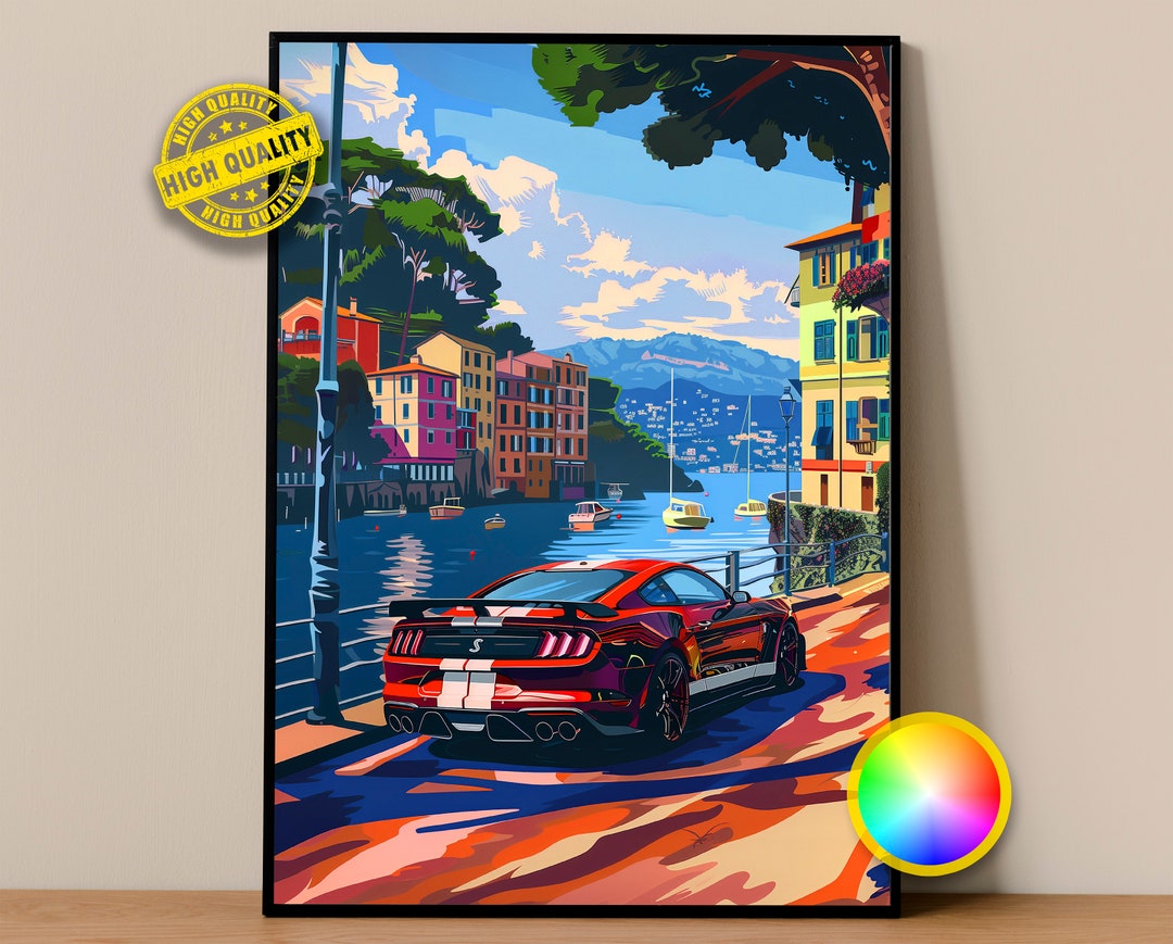 Ford Poster Mustang Shelby GT500 Poster 9301.2 Ford Wall Decor Ford Art ...