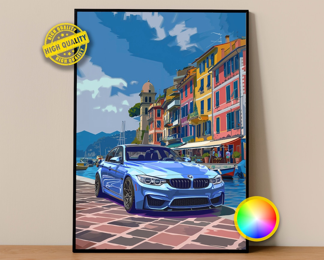 BMW Poster M3 Competition F80 Poster 9013.4 BMW Wall Decor Bmw Art Bmw ...