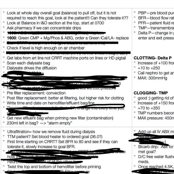 Icu One Pager - Etsy