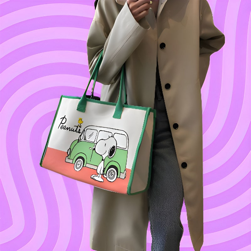 Snoopy Tote Bags - Etsy