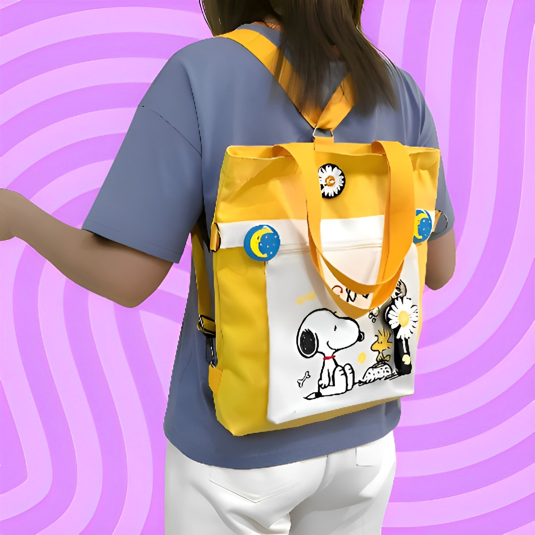 Snoopy Backpack Snoopy Bag, Peanuts Gang Backpack, Snoopy Handbag ...