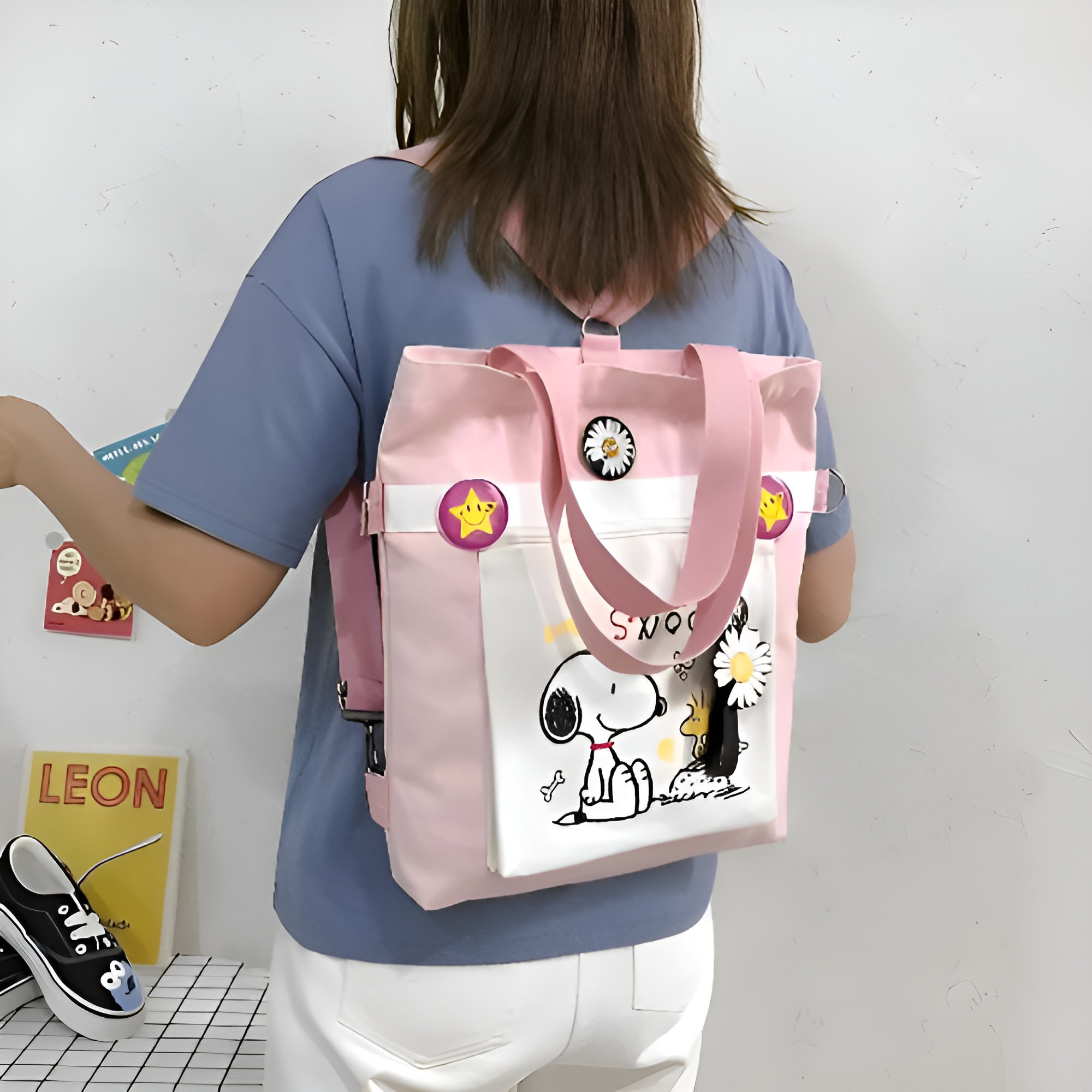 Snoopy Backpack Snoopy Bag, Peanuts Gang Backpack, Snoopy Handbag ...