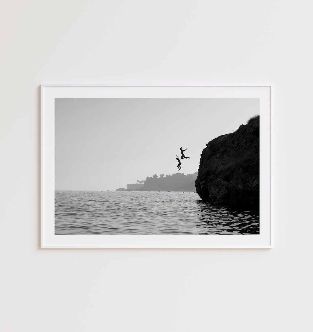 Divers, Black and White Photography Prints, Ocean Print, Fine Art ...