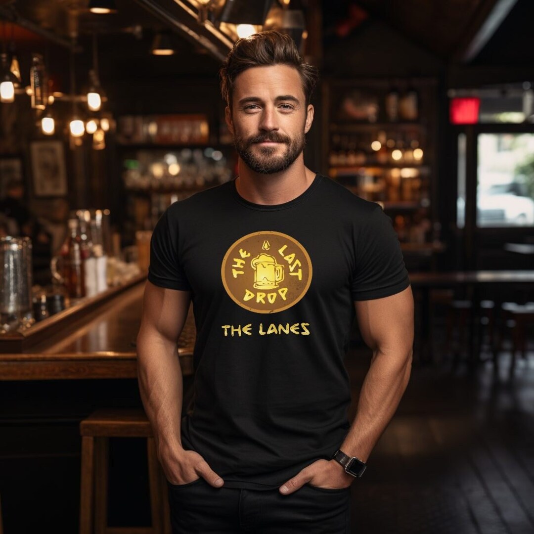 Arcane Vander's Bar the Last Drop Pub Sign T-shirt League of Legends ...