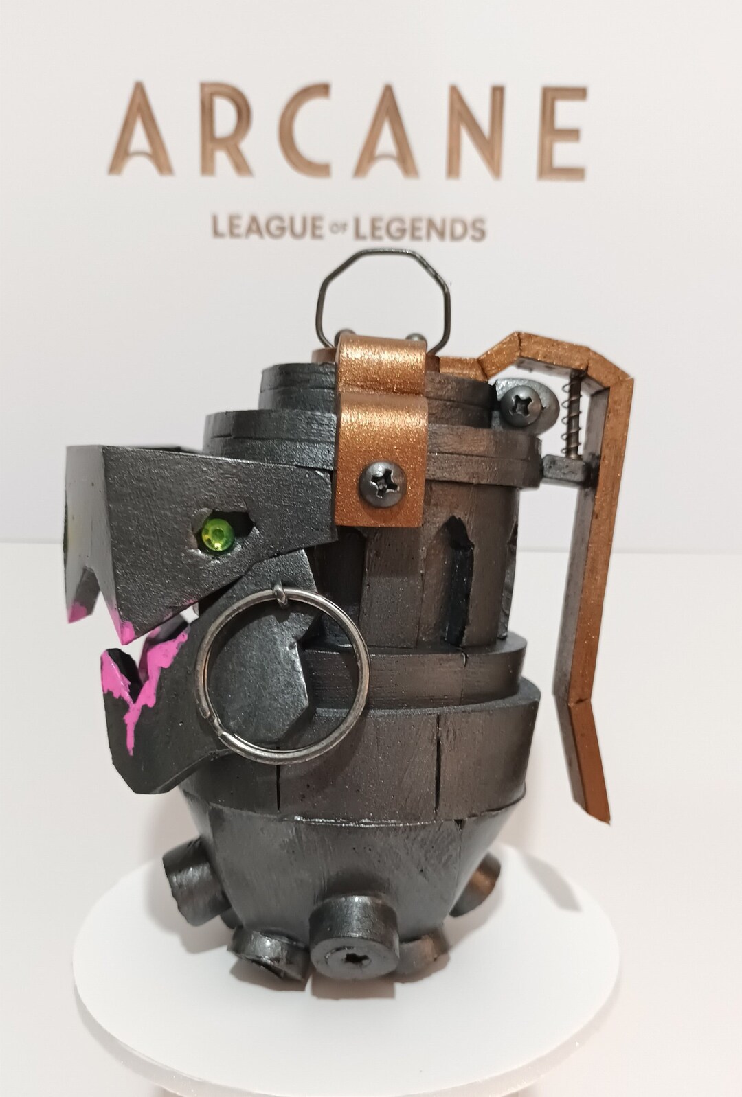 Arcane Jinx Chomper Grenade Cosplay Prop or Display Item Handmade ...