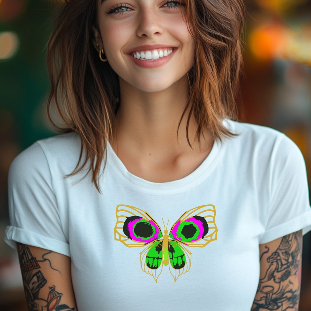 Arcane Jinx Butterfly Bomb Tee Jinx Butterfly Tshirt for Arcane Fan ...