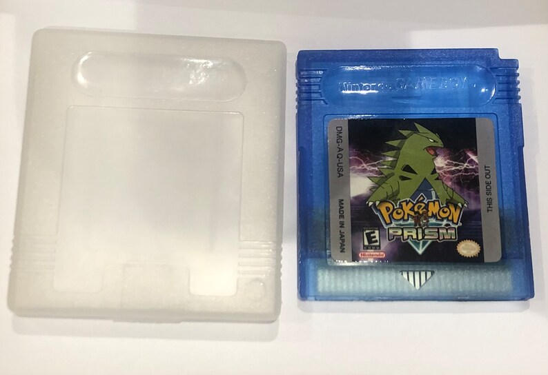 Pokemon Prism Clear Blue GBC Cartridge Game Boy Colour ROM Color ...