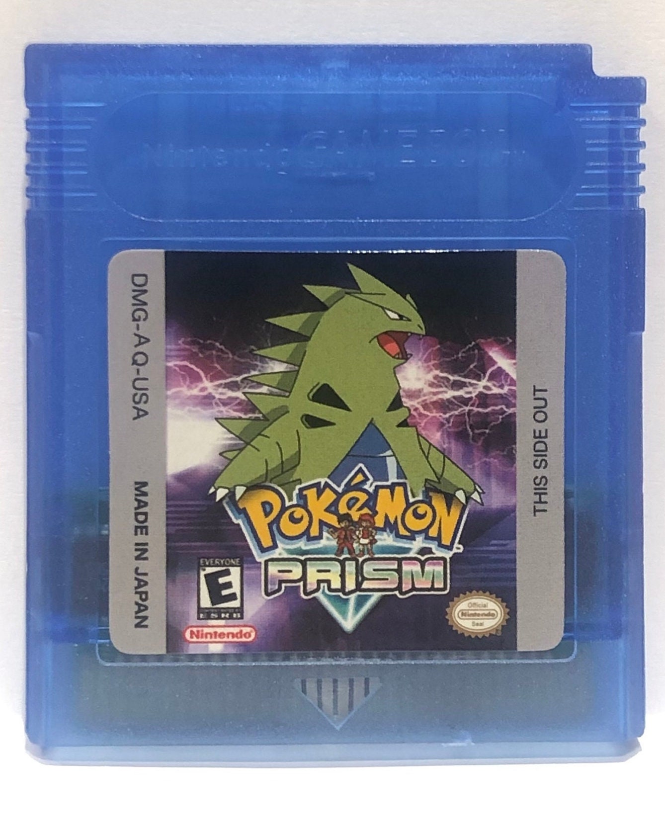 Pokemon Prism Clear Blue GBC Cartridge Game Boy Colour ROM Color ...