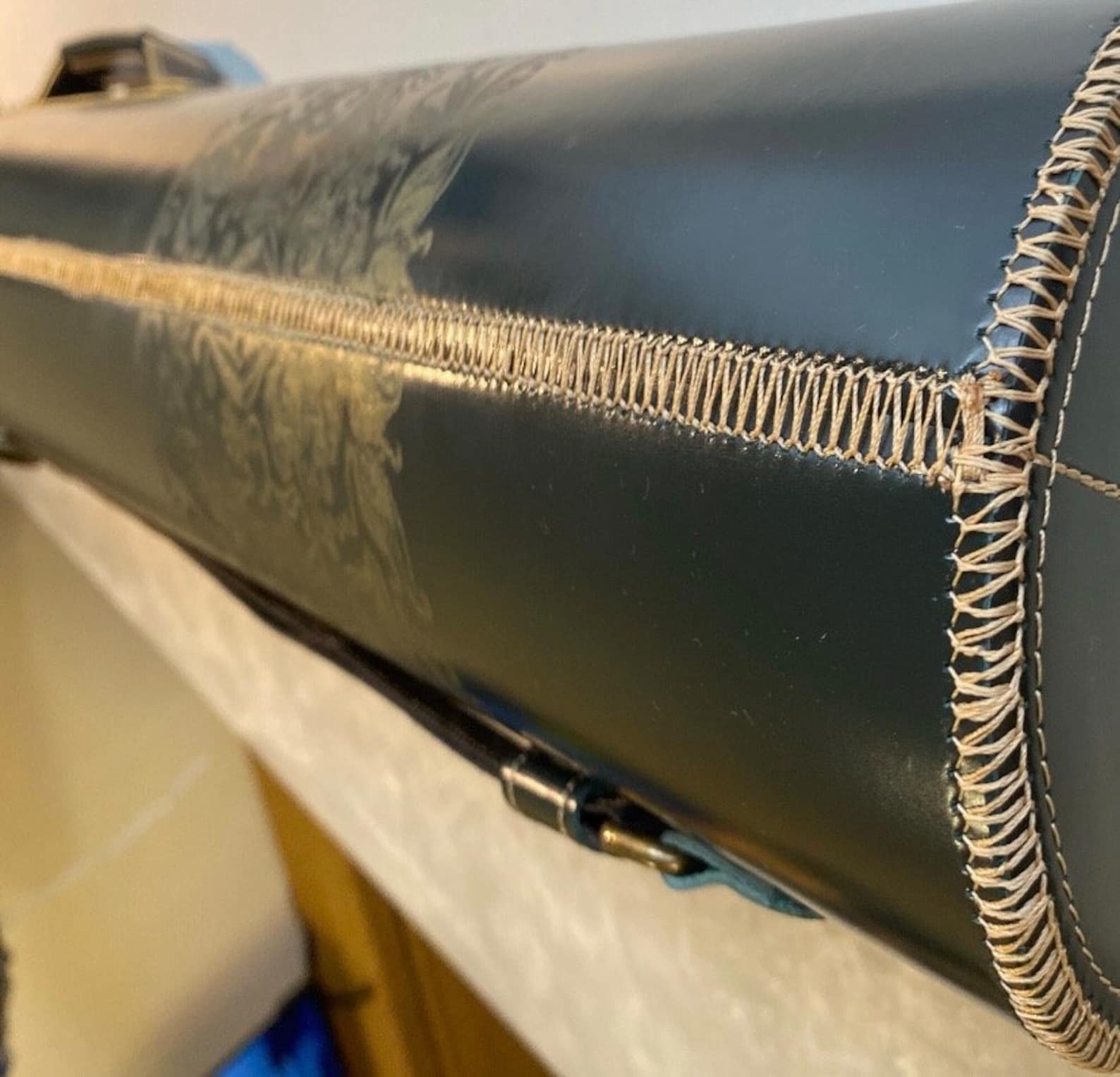 Leather Tube∅11cm.leather Map Case.bag for Architects.vintage Tube Case ...