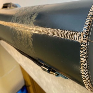 Leather Tube∅11cm.leather Map Case.bag for Architects.vintage Tube Case ...