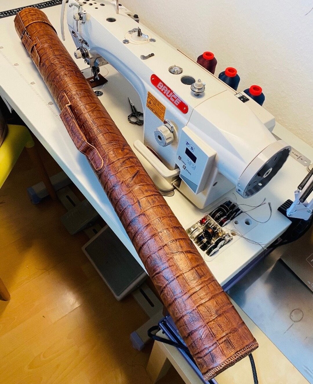 Document Tube9cm.leather Map Case.bag for Architects.vintage Tube Case ...