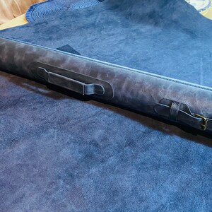 Leather Tube∅9 Cm.leather Map Case.bag for Architects.vintage Tube Case ...