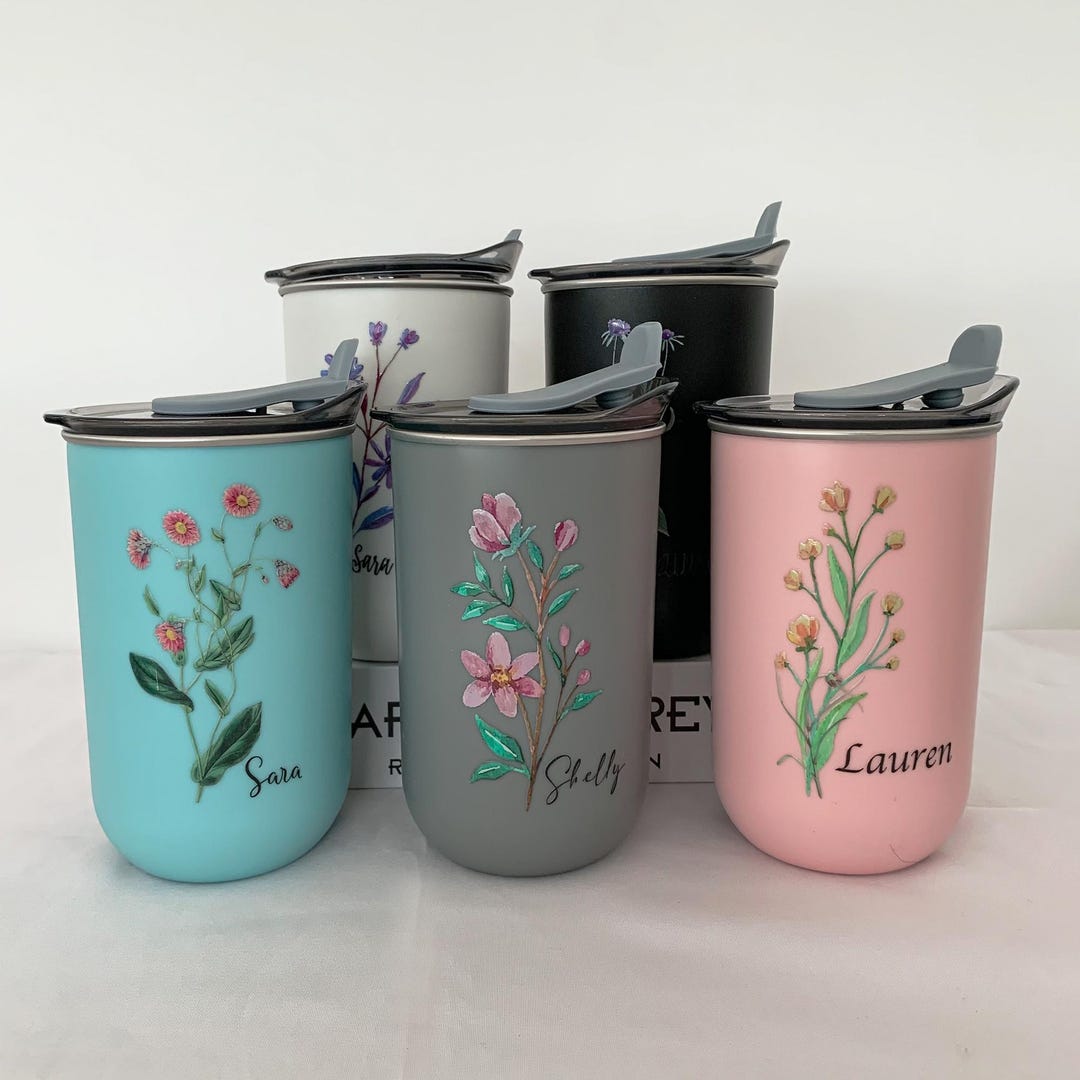Personalized Stainless Steel Tumblers | Bridesmaid Proposal Wine ...