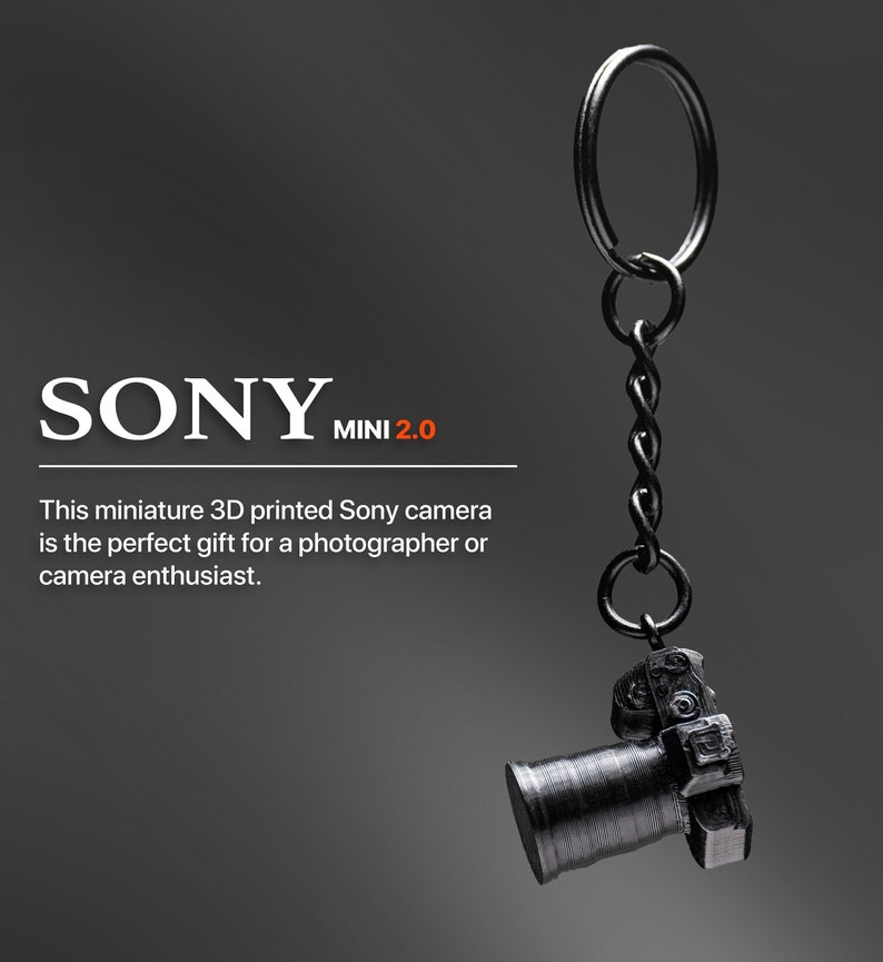 3D Printed Sony Mini Camera Keychain - Etsy