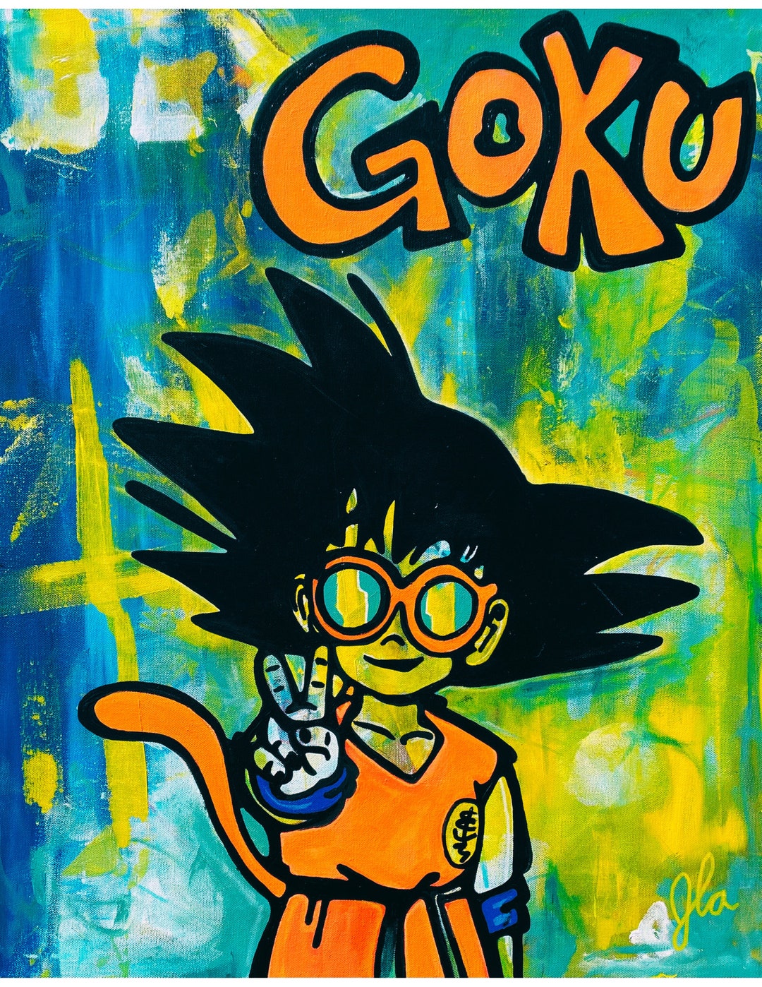 Goku Print - Etsy