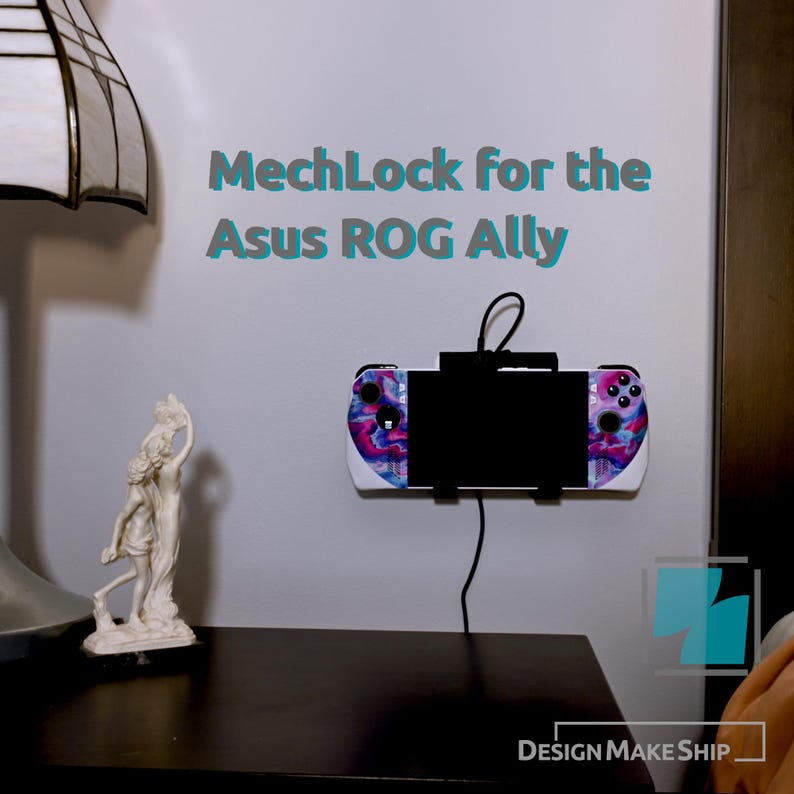 ROG Ally (non-x) Mechlock Wall Mount With One-touch Charging (made in ...