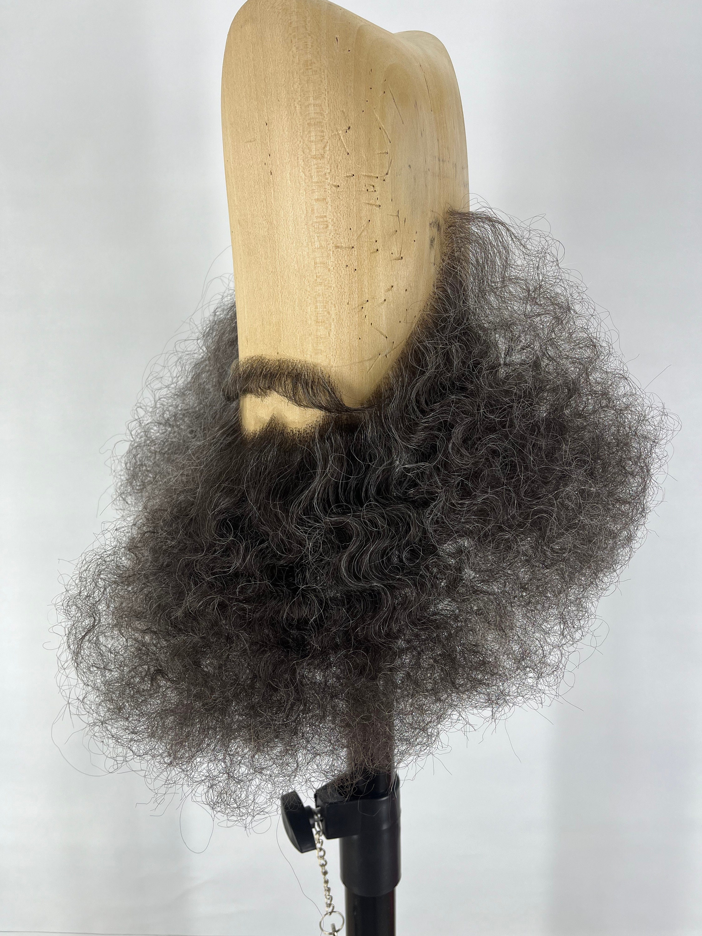 Realistic Fake Beard and Mustache Set. Hand Knotted for Film, Theater ...