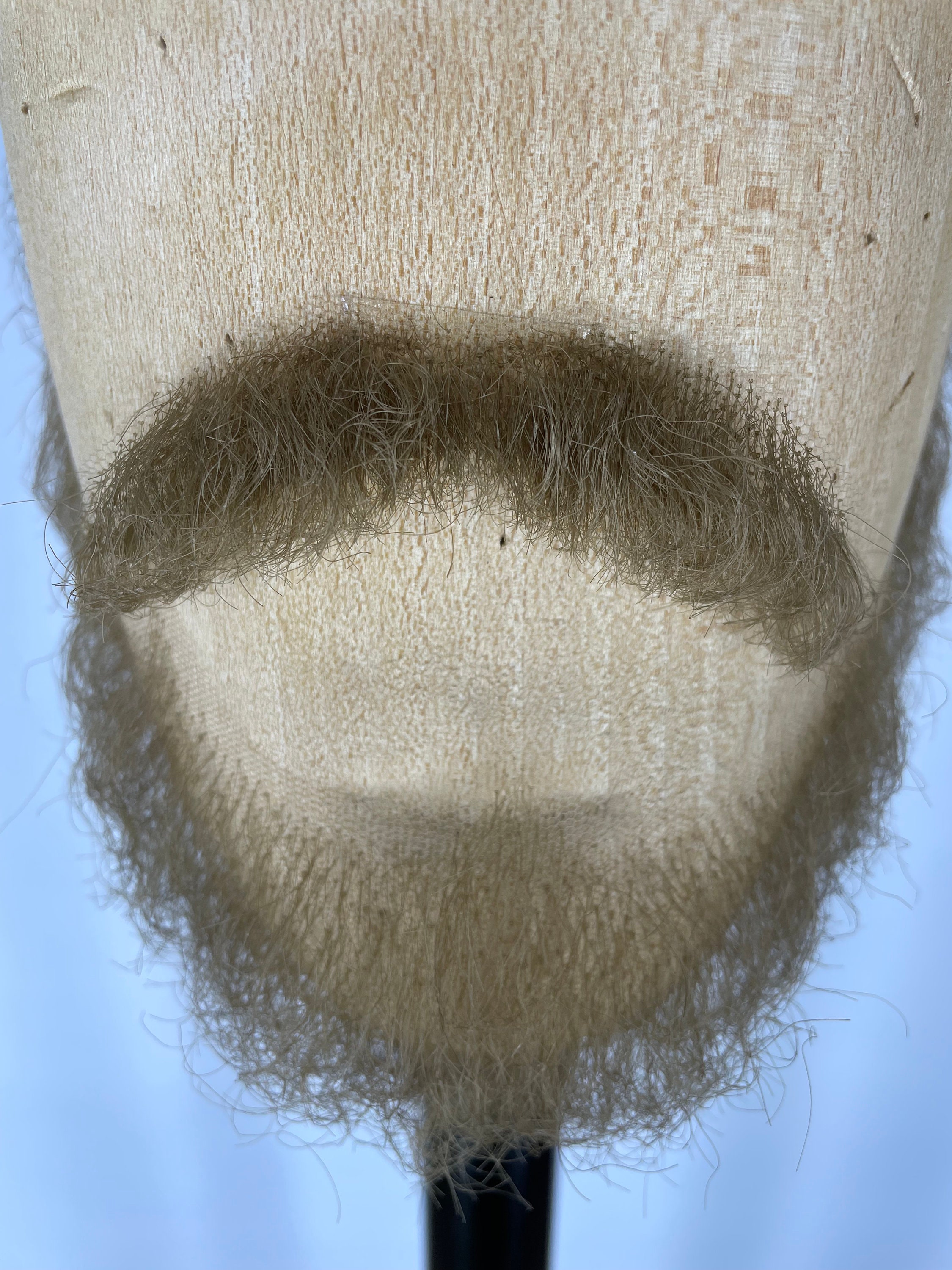 Realistic Fake Beard and Mustache Set. Hand Knotted for Film - Etsy