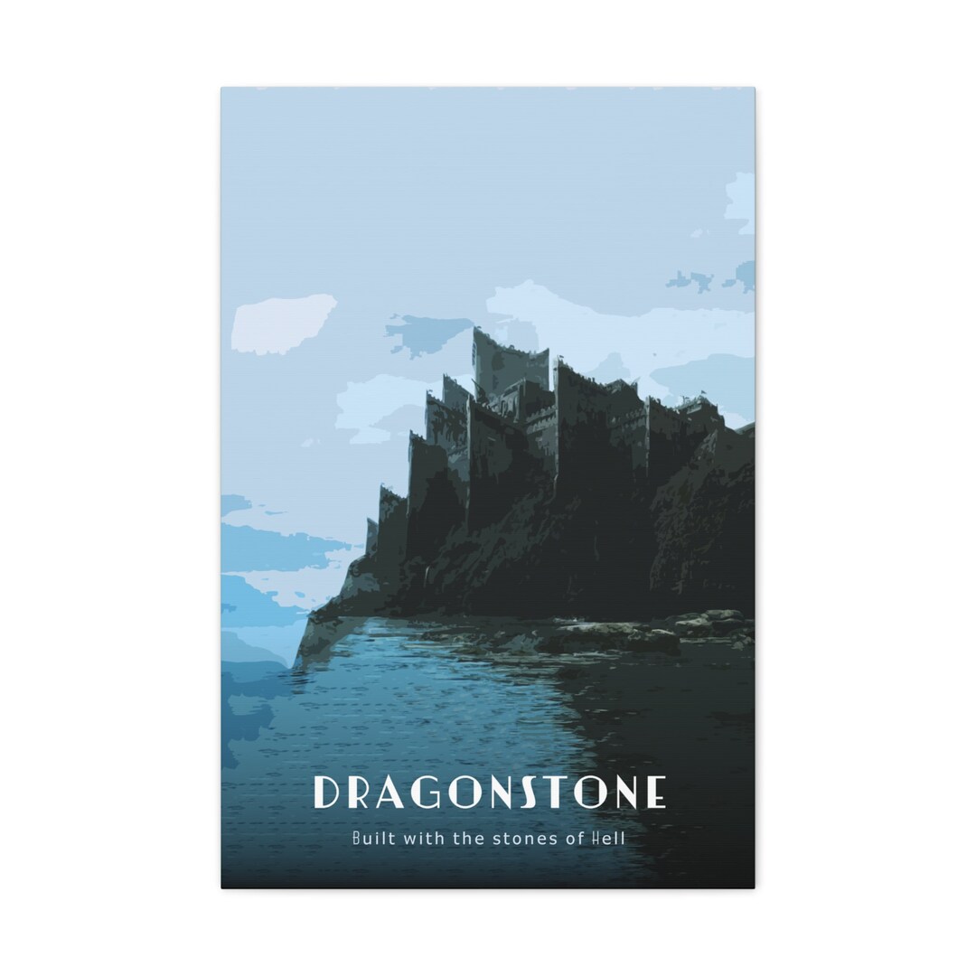 Got Art Canvas, Dragonstone Art Print, Castle Canvas Print, Aesthetic ...