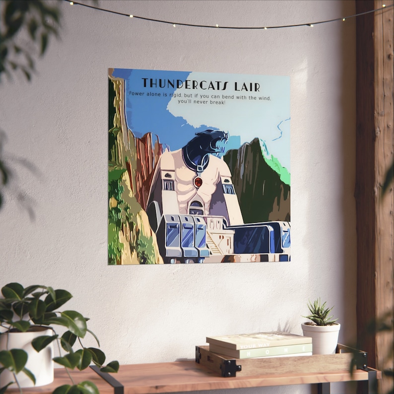 Thundercats Lair Poster, 90's TV Show Poster, Retro Art, Unique Wall ...