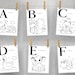 ABC Baby Shower Coloring Book, Animal Alphabet Coloring Pages, Baby ...