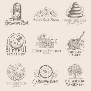 Custom Hand Drawn Logo Design, Custom Logo for Business, Handdrawn Logo ...