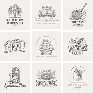 Custom Hand Drawn Logo Design, Custom Logo for Business, Handdrawn Logo ...