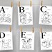 ABC Baby Shower Coloring Book , Animal Alphabet Coloring Pages , Baby ...