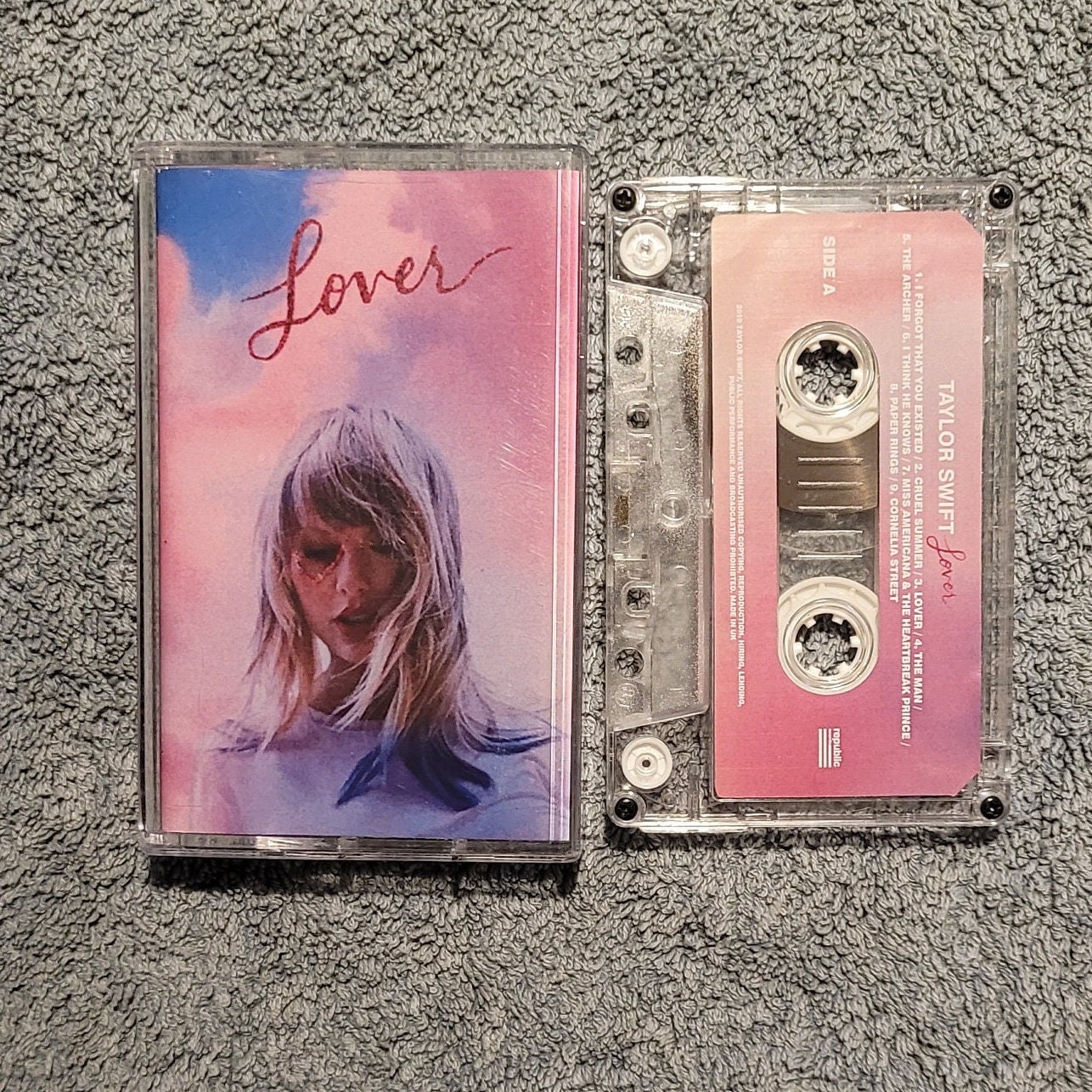 Taylor Swift Cassette Tape Reputation Red Lover Speak Now - Etsy