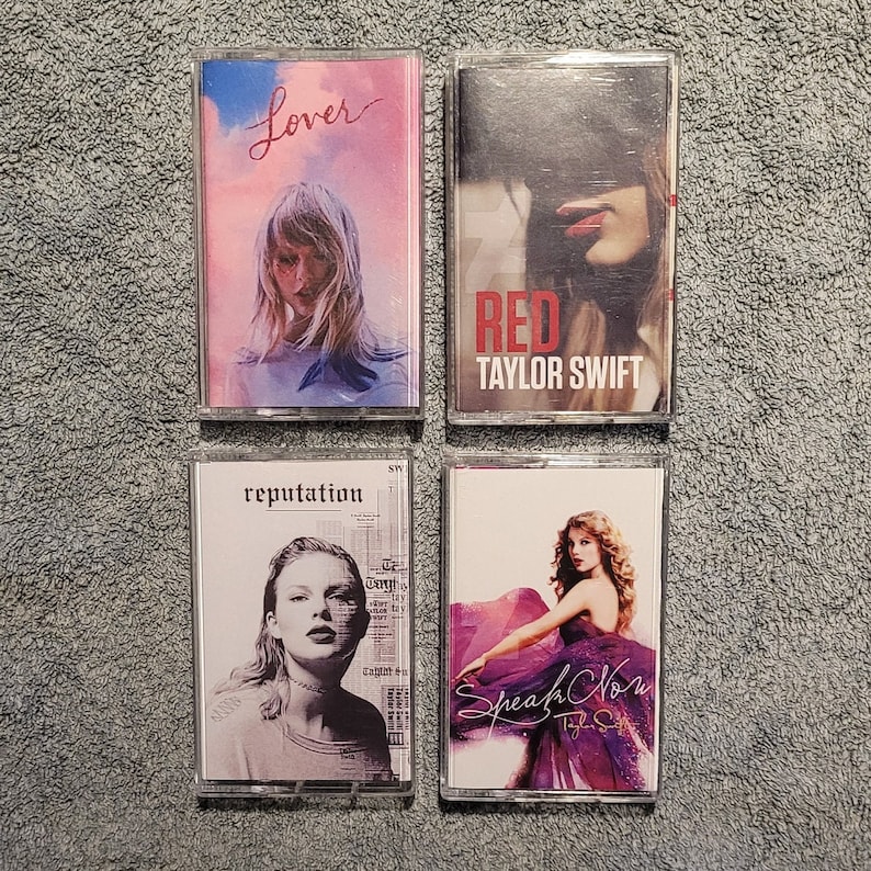 Taylor Swift Cassette Tape Reputation Red Lover Speak Now - Etsy