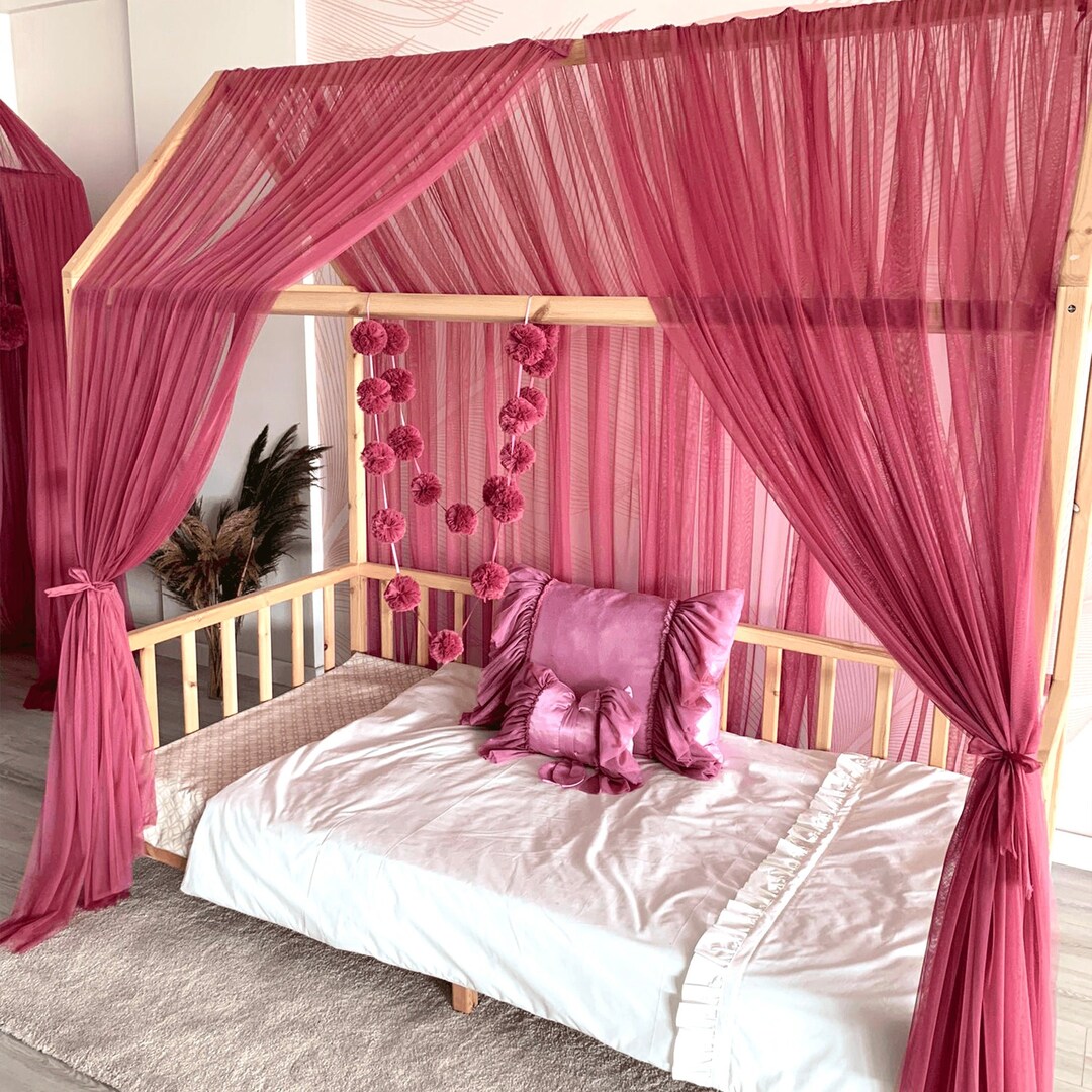 Montessori Bed Canopy Personalized Bed Canopy Canopy for - Etsy