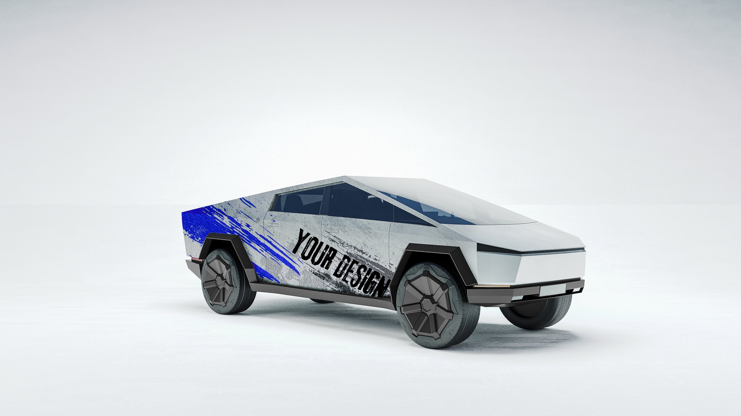 Tesla Cybertruck Mockup for Your Design I Car Decal Mockup I Mockup ...