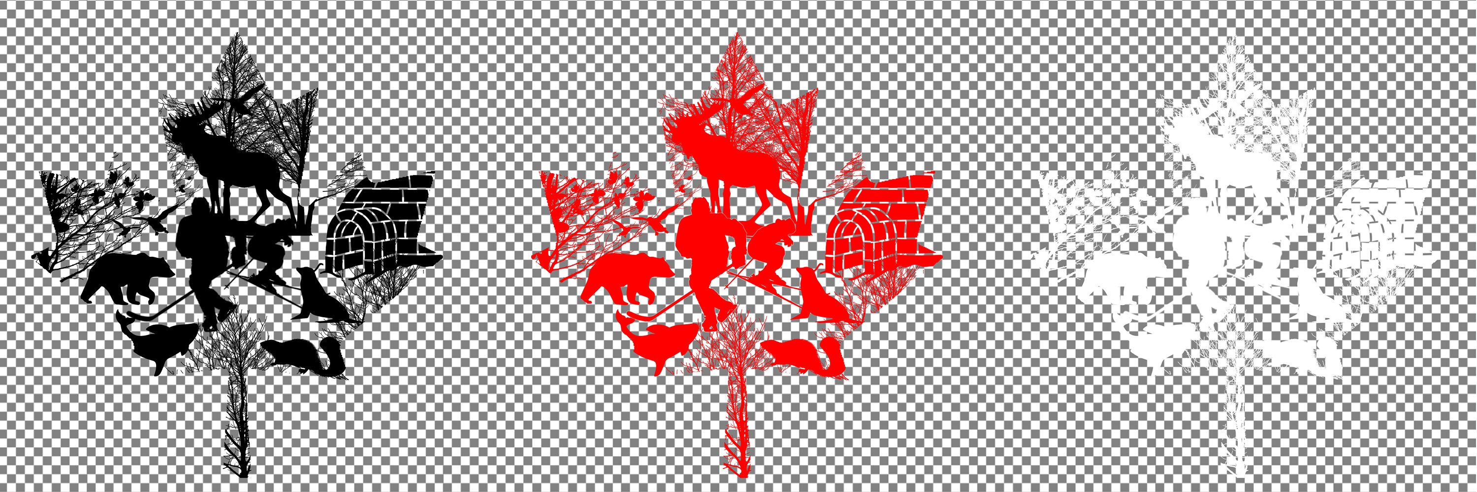 Canada Maple Leaf, Clip Art PSD, PNG, DXF, Pdf, Digital File, Digital ...