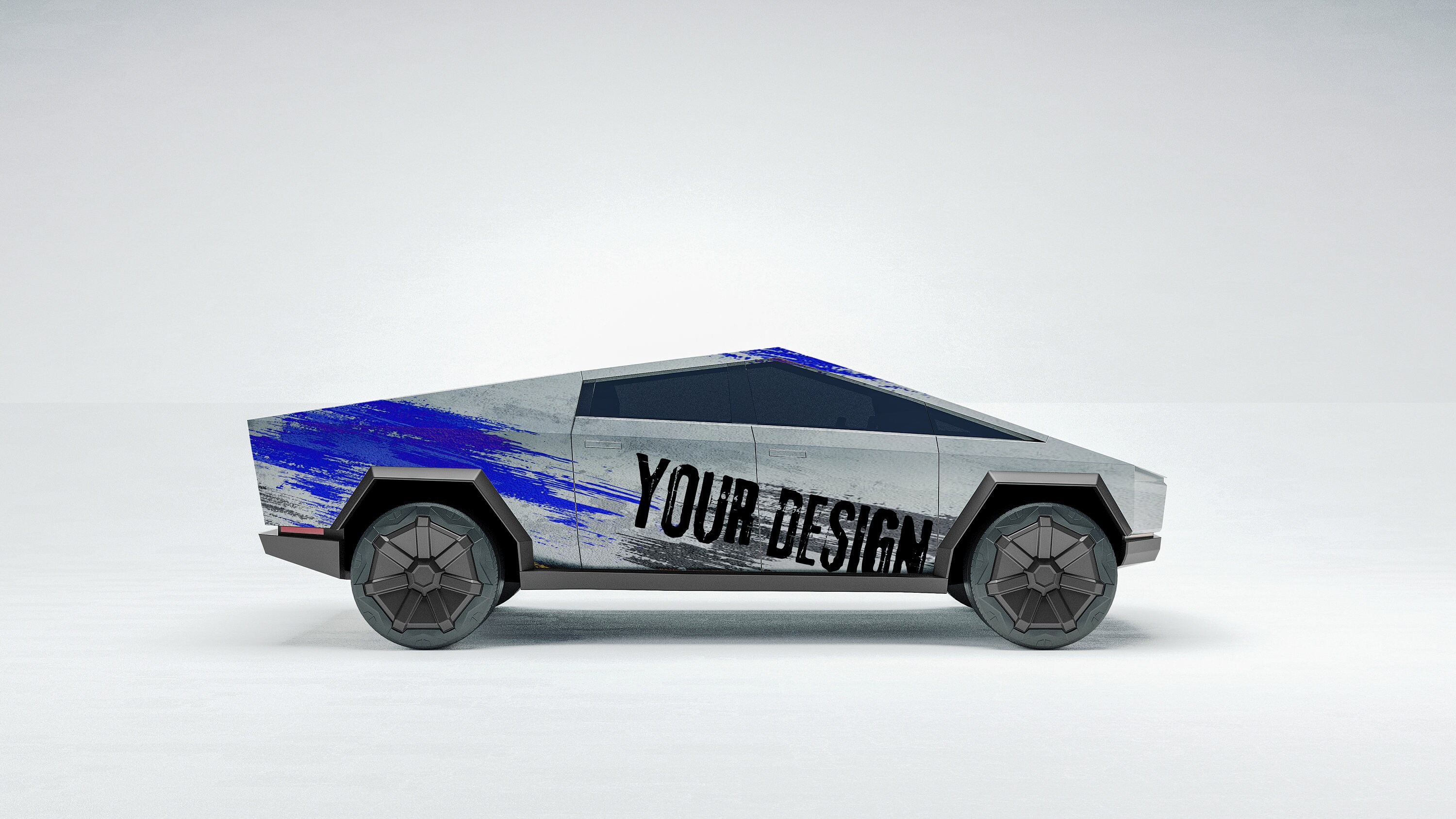 Tesla Cybertruck Mockup for Your Design I Car Decal Mockup I Mockup ...