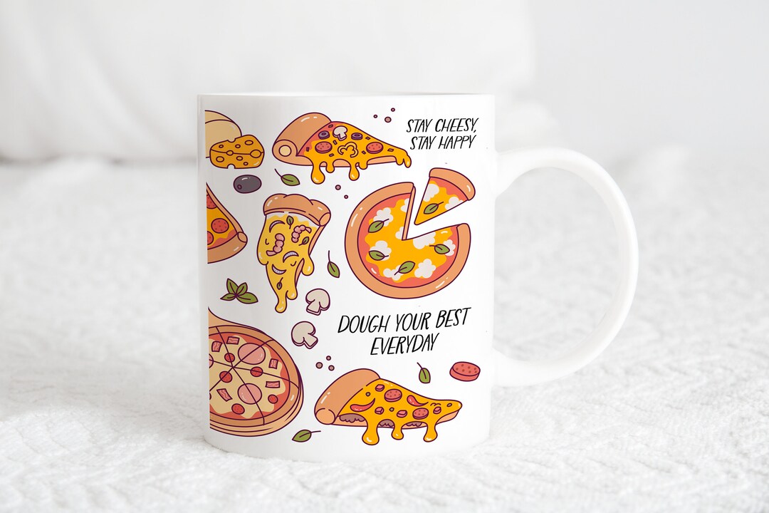Pizza Gift, Mug, Positivity, Mental Health, 11oz, Affirmations - Etsy UK
