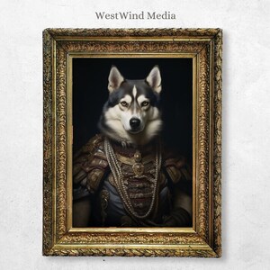Gothic White Wolf - Distinguished Suit, Vintage Poster, Art Poster ...