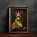 Gothic Frog Wearing Crown Vintage Poster, Art Poster Print, Home Decor ...