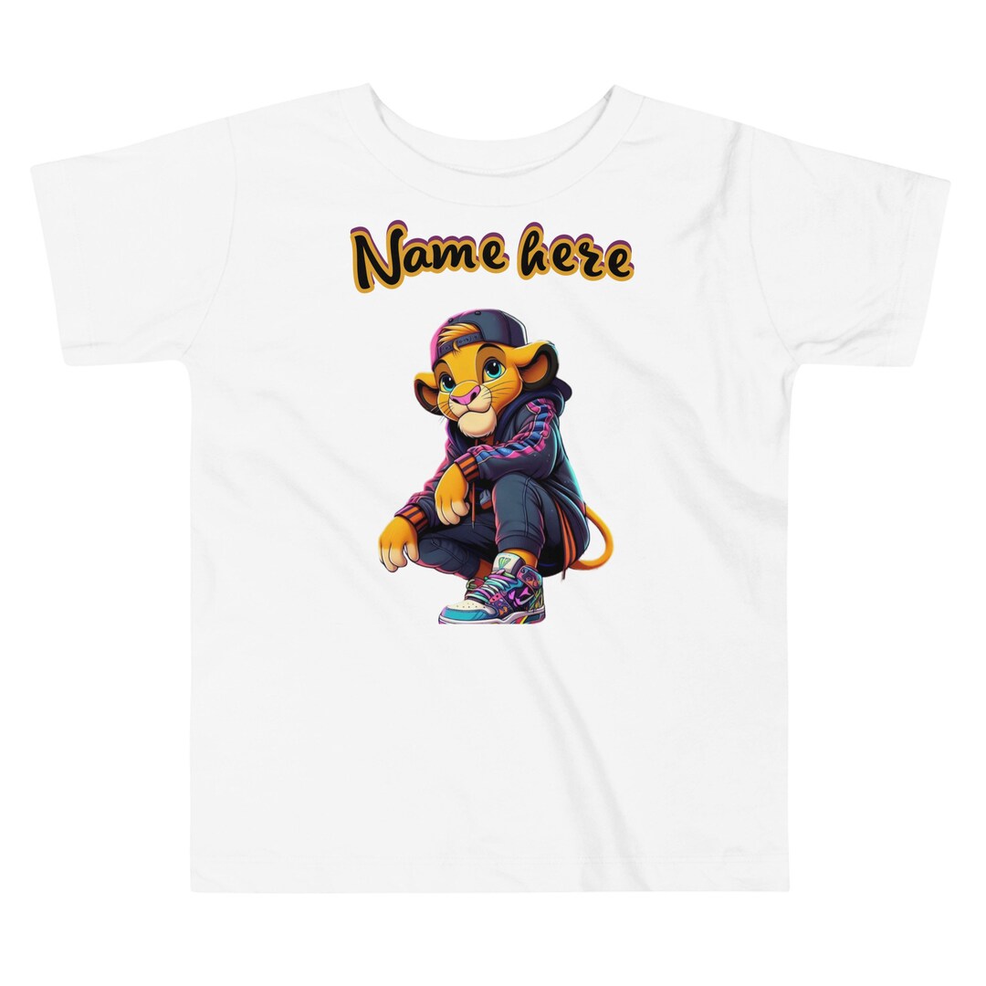 Personalized Simba Style T-shirt - Etsy