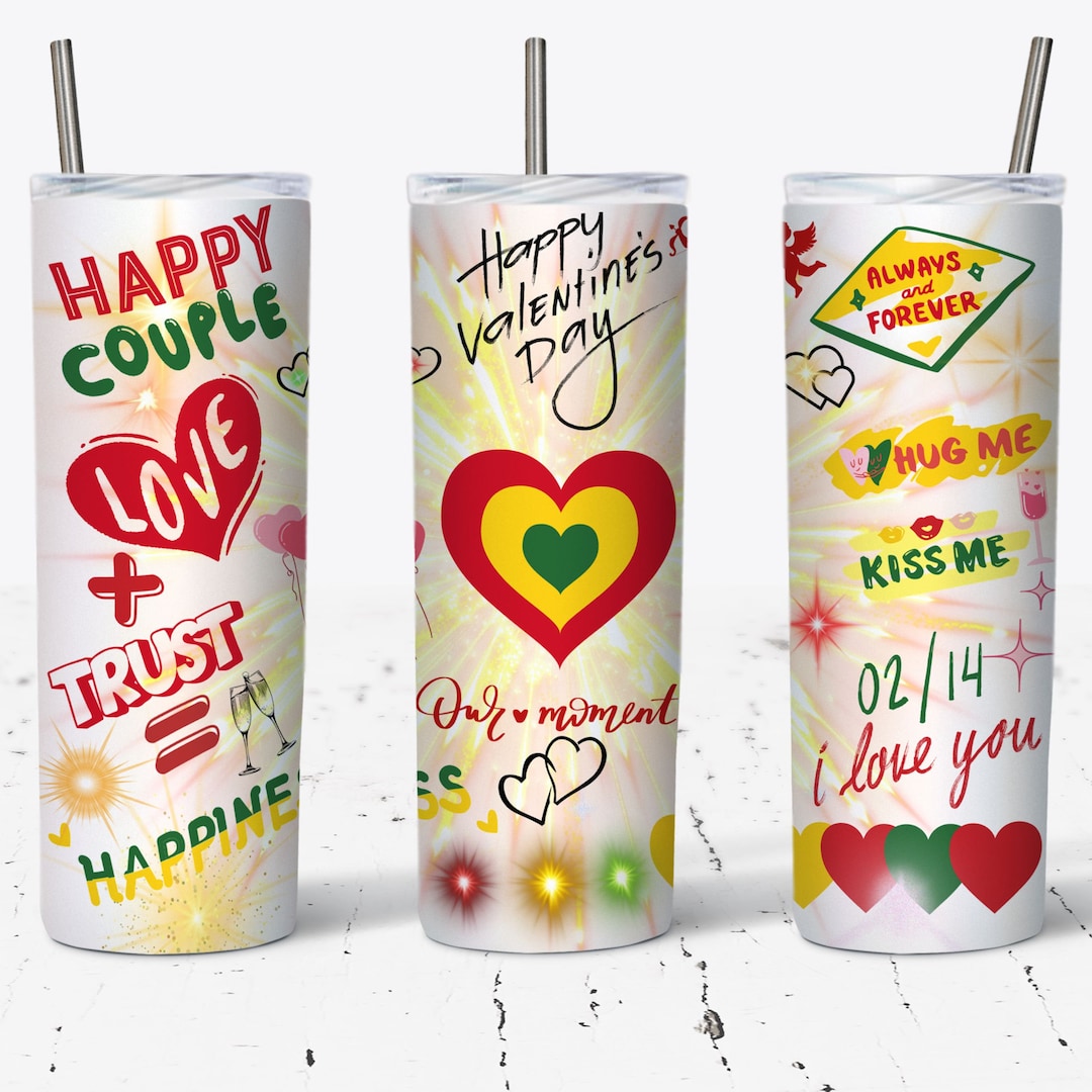 Valentine African American Cupid Seamless Tumbler Wrap, Afro American ...