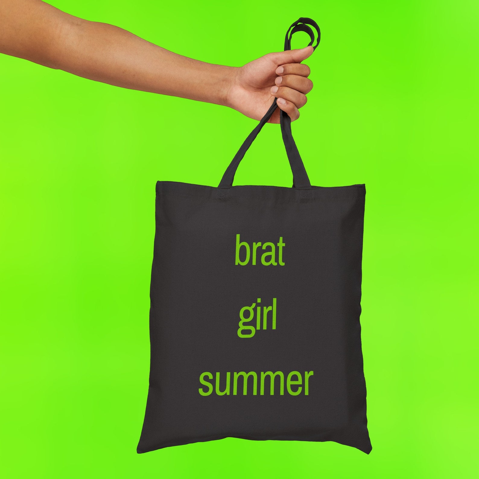Charli Xcx Brat Tote Bag, Brat Girl Summer, Brat Merch, Brat Accessories, Brat Aesthetic, Brat ...