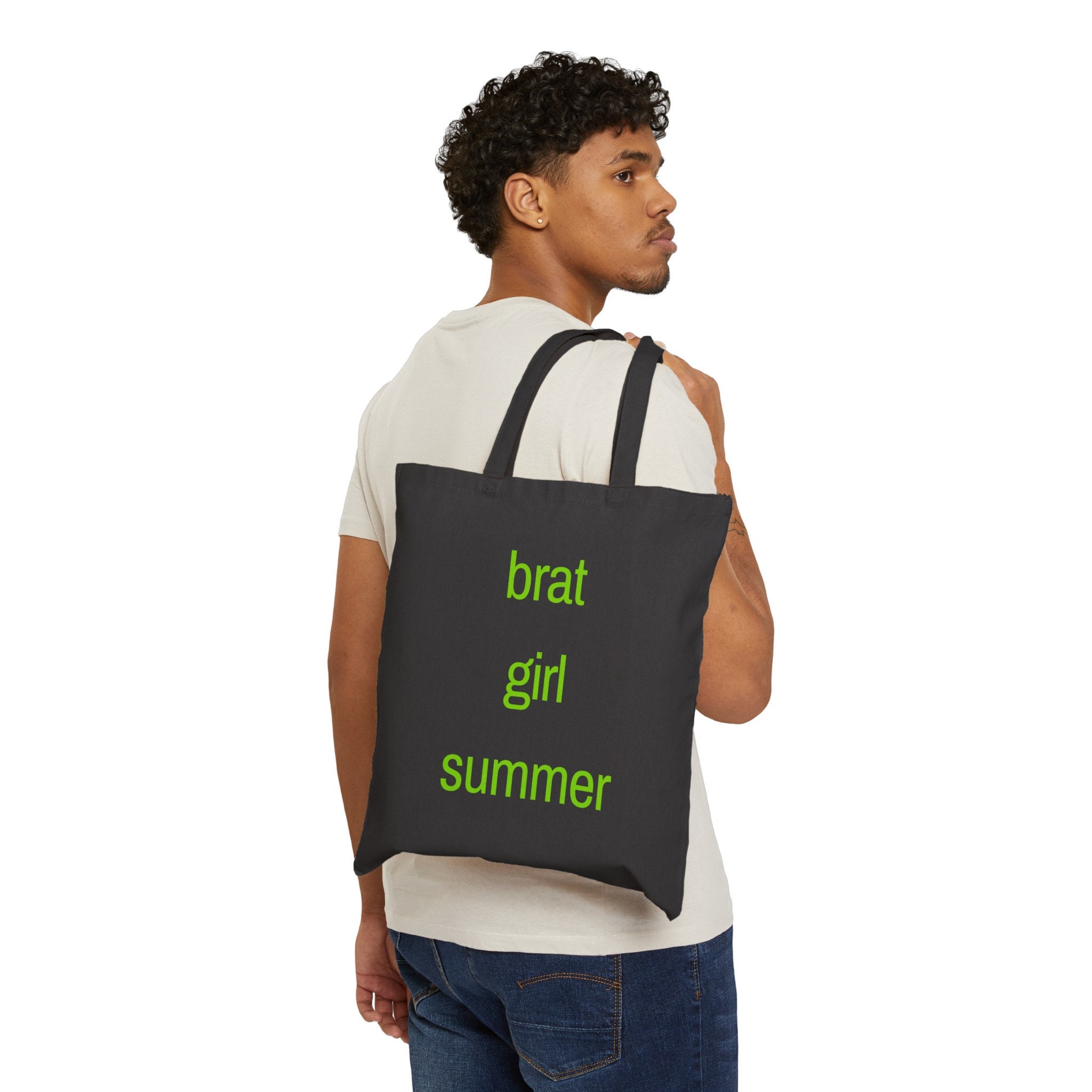 Charli Xcx Brat Tote Bag, Brat Girl Summer, Brat Merch, Brat Accessories, Brat Aesthetic, Brat ...